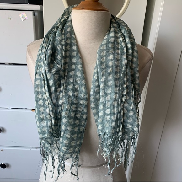 Accessories | Heart Print Scarf | Poshmark